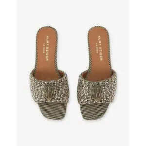 Kurt Geiger Kensington Woven Flat Sandals