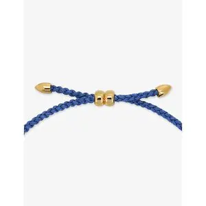 Monica Vinader 18ct Vermeil And Lab-grown Diamond Cord Bracelet - Gold