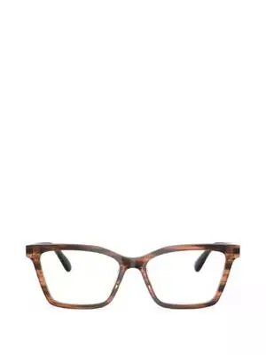 Emporio Armani Square-frame Glasses - Brown