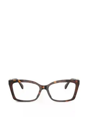 Michael Kors Tortoise Rectangle-frame Glasses - Brown