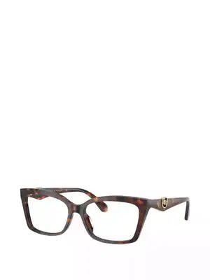 Michael Kors Tortoise Rectangle-frame Glasses