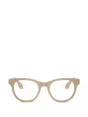 Giorgio Armani Round-frame Glasses - Neutrals