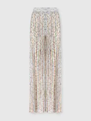 Missoni Ribbed Sequined Viscose Trousers