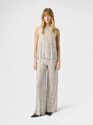 Missoni Ribbed Sequined Viscose Trousers