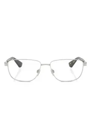 Burberry Rectangle Frame Glasses - Silver