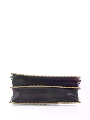 Fendi Kan I Leather Medium Shoulder Bag - Black