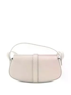 Celine Tabou Clutch With Strap Smooth Calfskin Shoulder Bag - Neutrals