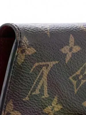 LOUIS VUITTON Adele Wallet Monogram Canvas Small Wallets