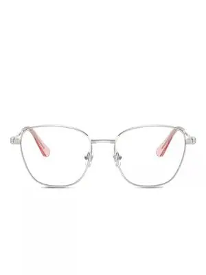 SWAROVSKI Crystal-embellished Cat-eye Frame Glasses - Silver