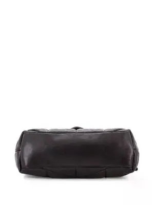 Saint Laurent Loulou Puffer Shoulder Bag Quilted Leather Small Crossbody Bag - Black