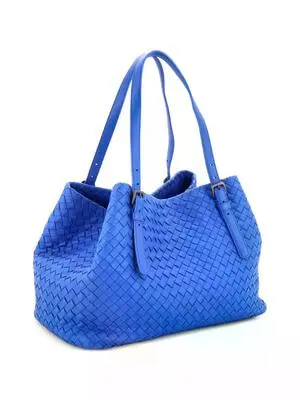 Bottega Veneta Intrecciato Nappa Medium Tote Bag - Blue