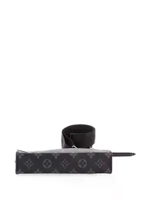 LOUIS VUITTON Gaston Wearable Wallet Monogram Eclipse Canvas Crossbody Bag