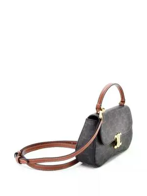 Celine Triomphe Coated Canvas Teen Satchel