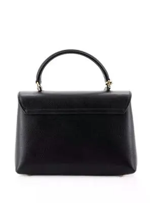 Celine Nino Top Handle Bag Leather Teen Satchel - Black