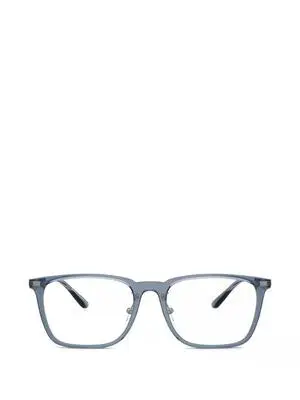 Emporio Armani Rectangle-frame Glasses - Blue