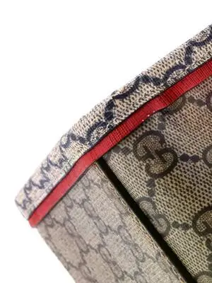 Gucci Gg Coated Canvas Small Tote Bag With Printed Detail
