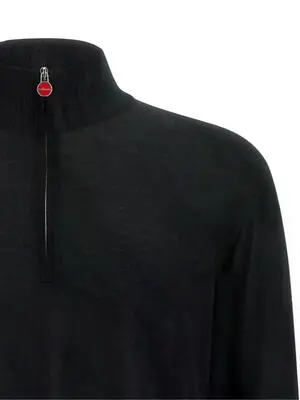 Kiton Half-zip Wool Sweater