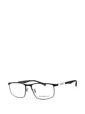 Emporio Armani Rectangle-frame Glasses - Black