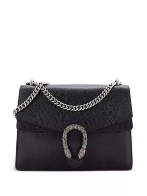 Gucci Dionysus Leather Medium Shoulder Bag - Black