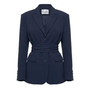 FAZA ATELIER The Aurora Tailored Oversized Blazer With Belt