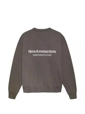 NEW AMSTERDAM SURF ASSOCIATION Crew Neck Sweatshirt With Shell Motif