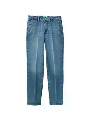 BENETTON Pressed-crease Jeans