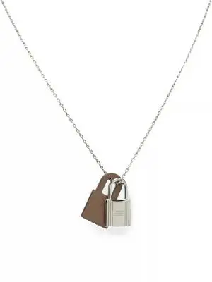 Hermès O’kelly Leather Pendant Necklace
