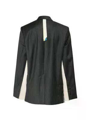 LITKOVSKA Pinstripe-pattern Single-breasted Jacket
