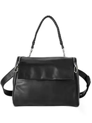 BENETTON Braided-handle Zip-fastening Shoulder Bag