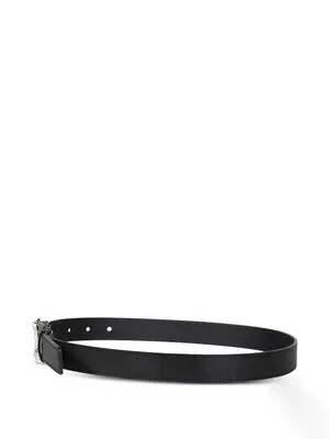 JUN/NAKAYAMA Logo-medal Leather Belt