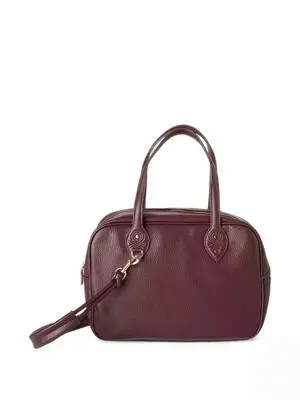 BENETTON Grained-leather Tote Bag