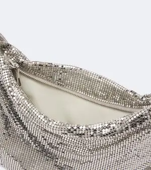Rabanne Pixel Tube Chainmail Pouch