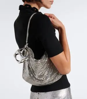 Rabanne Pixel Tube Chainmail Pouch