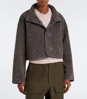 Velvet By Graham & Spencer Esme Teddy-lined Cropped Jacket