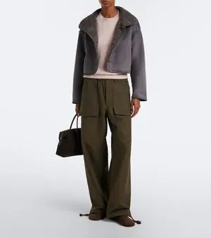Velvet By Graham & Spencer Esme Teddy-lined Cropped Jacket