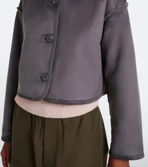 Velvet By Graham & Spencer Esme Teddy-lined Cropped Jacket