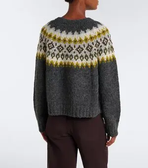 Velvet By Graham & Spencer Fair Isle Alpaca And Wool-blend Sweater