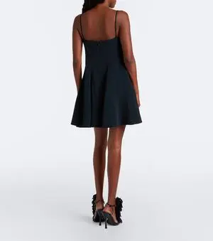 Givenchy Sliced Crepe Cady Minidress