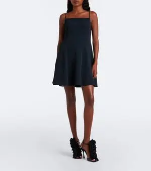 Givenchy Sliced Crepe Cady Minidress