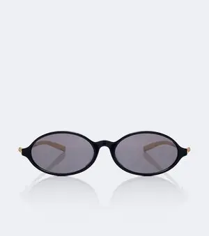 Dior Oval Sunglasses - Black
