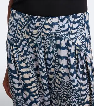 Johanna Ortiz Whispered Motion Silk Georgette Balloon Pants