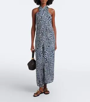 Johanna Ortiz Whispered Motion Silk Georgette Balloon Pants