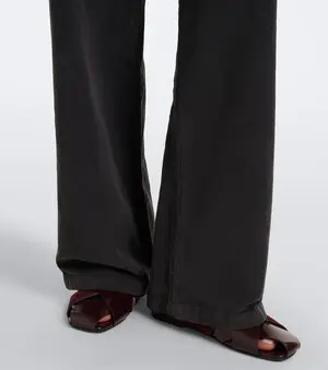 Velvet By Graham & Spencer Jayda Cotton Wide-leg Pants