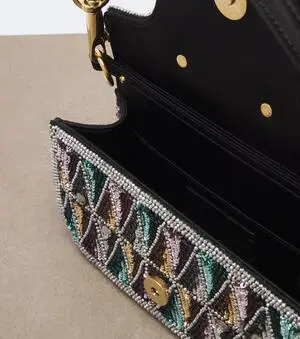 Valentino Garavani Loco Small Embellished Shoulder Bag