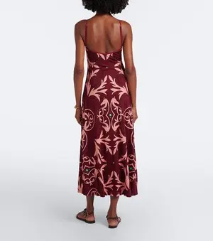 Johanna Ortiz Nuestra Tierra Printed Jersey Maxi Dress