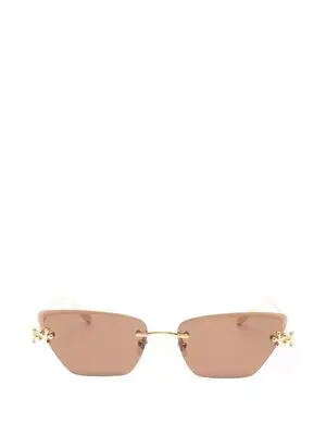 FOR ARTS SAKE Florist Cat Eye Sunglasses - Brown