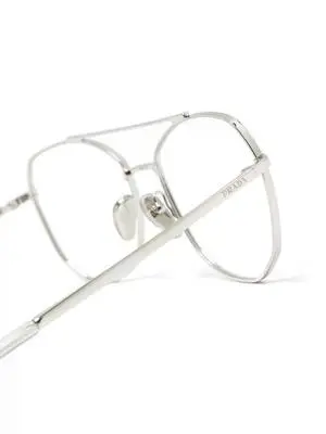 Prada Geometric Frame Eyeglasses