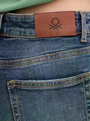BENETTON Faded Flared-leg Jeans