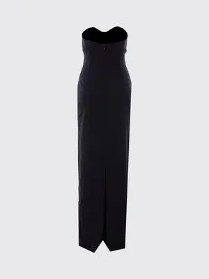 Solace London Sweetheart Neckline Off-the-shoulder Crepe Long Dress