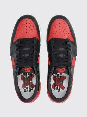 Nike Air Jordan 1 Retro Low Smooth Leather Sneakers With Bi Design